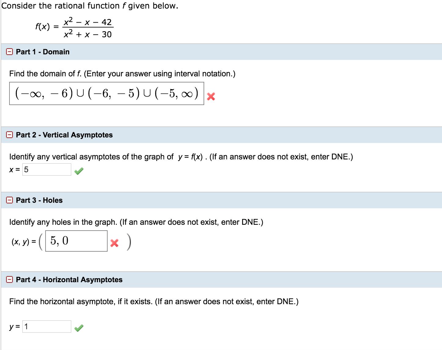 Solved Consider The Rational Function F Given Below F X