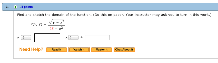 Solved Find And Sketch The Domain Of The Function Do This