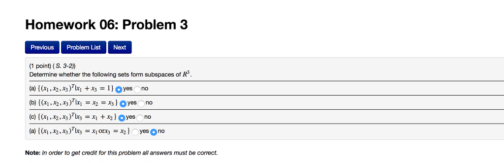 Solved Homework 06: Problem 3 Previous Problem List Next (1 | Chegg.com