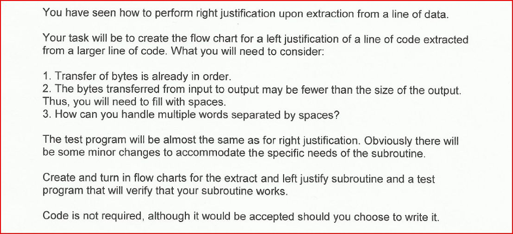 You have seen how to perform right justification upon | Chegg.com