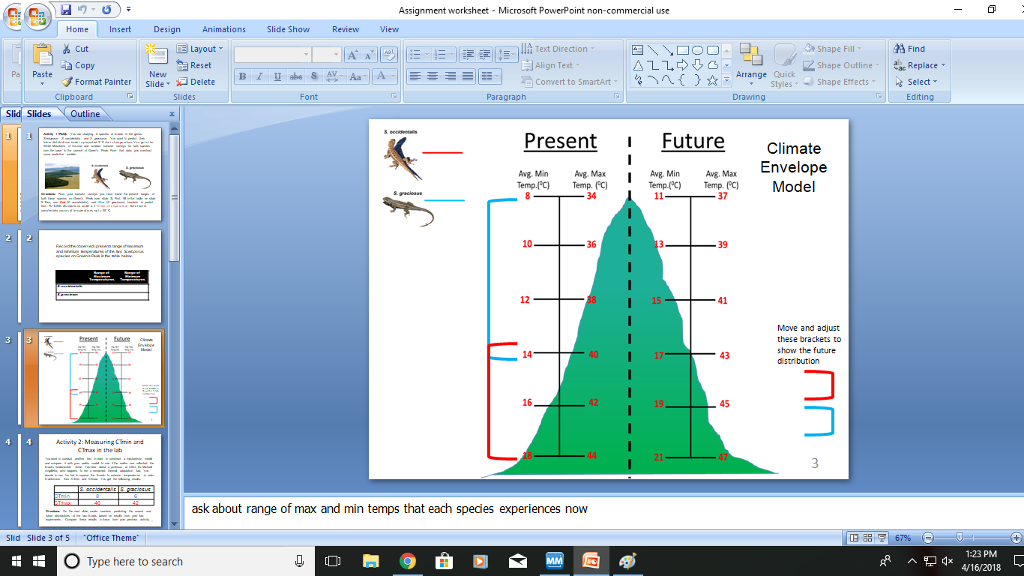 Solved Assignment worksheet Microsoft PowerPoint | Chegg.com