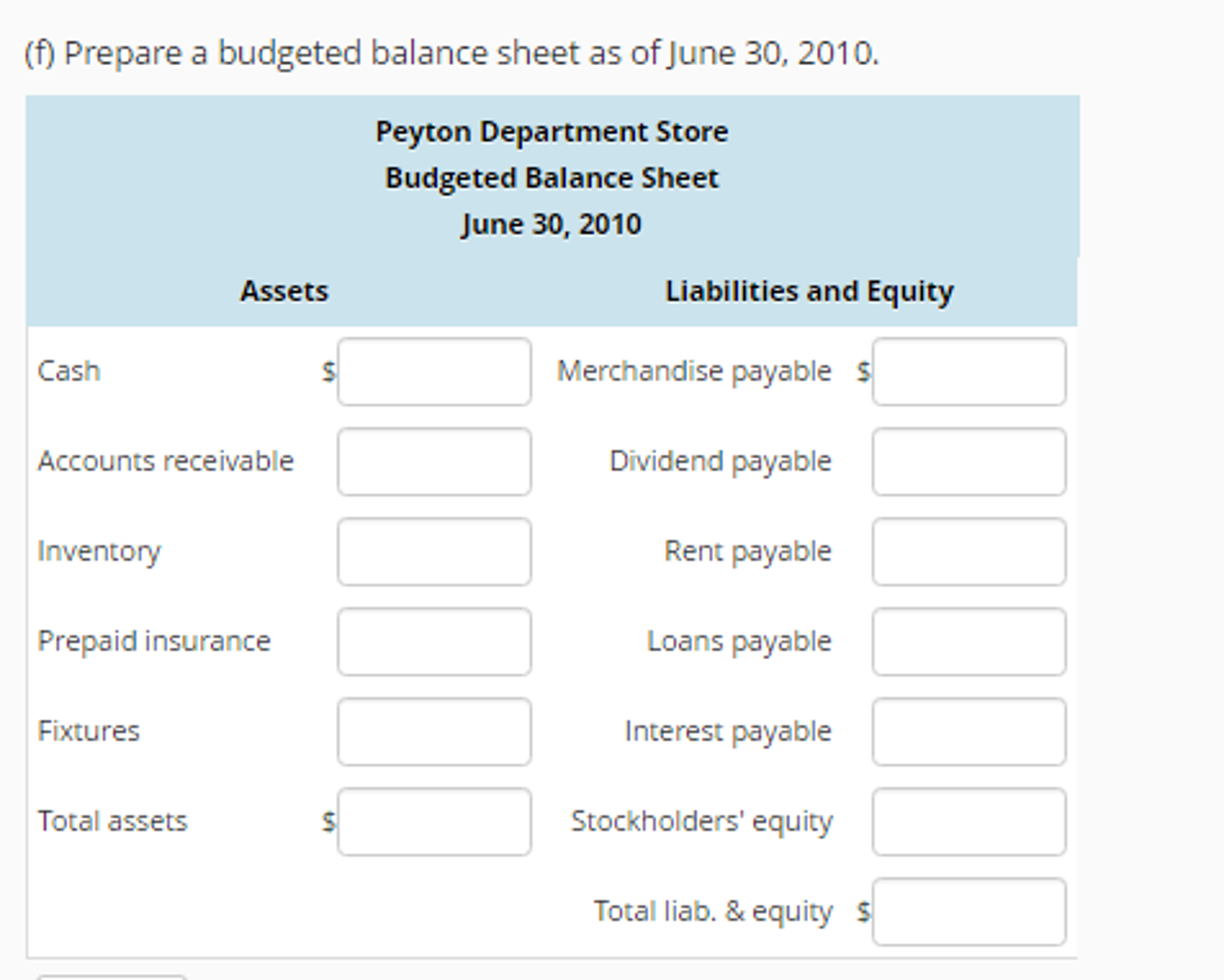 Solved Developing a Master Budget for a Merchandising | Chegg.com Solved Developing a Master Budget for a Merchandising | Chegg.com