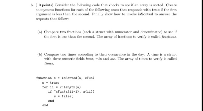 Solved Consider the following code that checks to see if an | Chegg.com