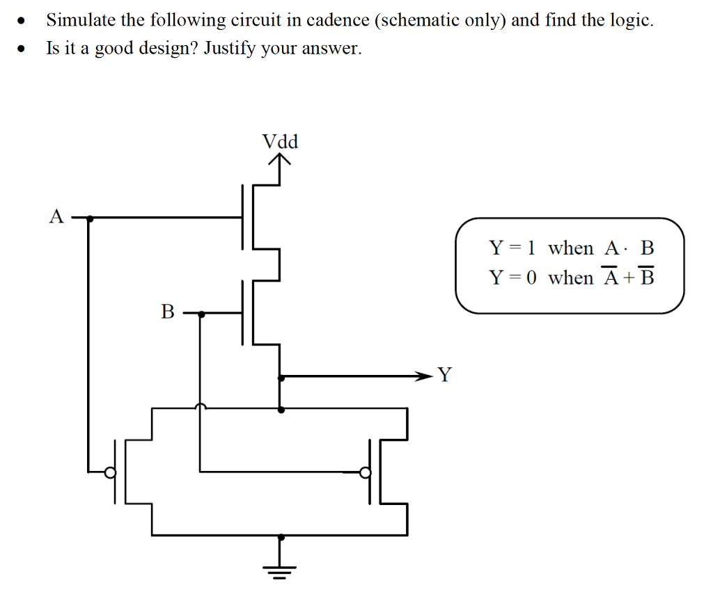 Solved simulate the following circuit in cadence (schematic | Chegg.com