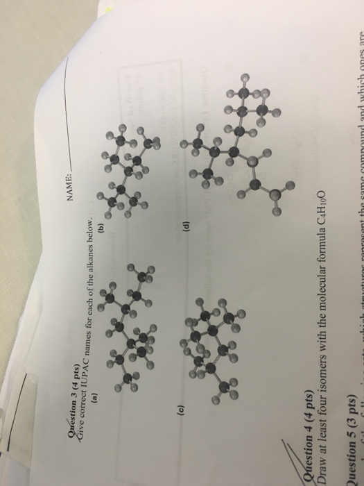 Solved Give correct IUPAC names for each of the alkanes | Chegg.com