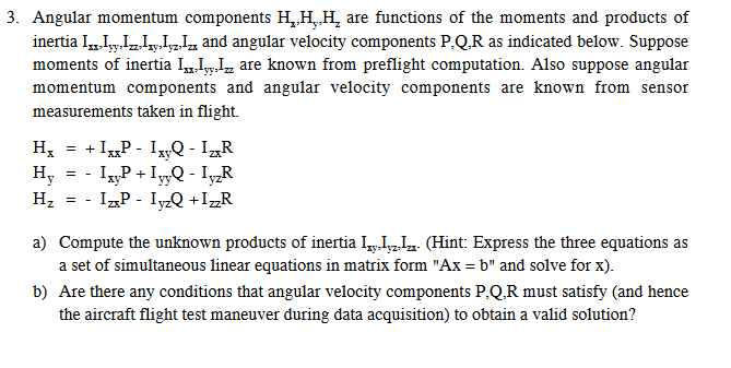 Solved 3. Angular momentum components H, H, H, are functions | Chegg.com