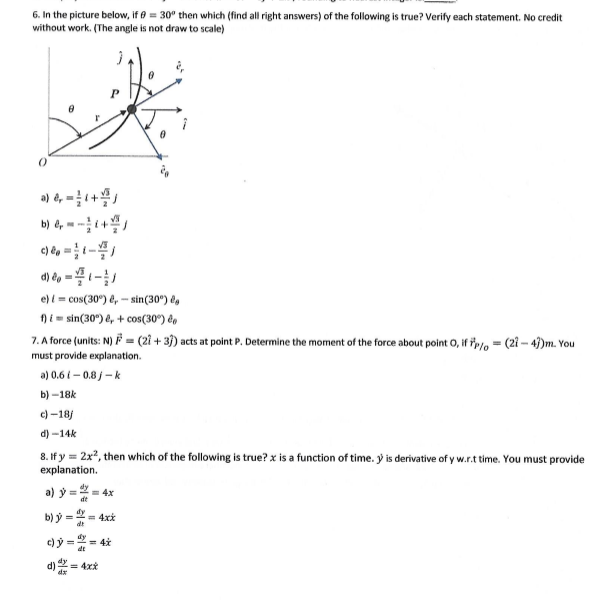 Solved In the picture below. If theta = 30 degree then which | Chegg.com