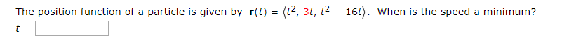 Solved The position function of a particle is given by r(t) | Chegg.com