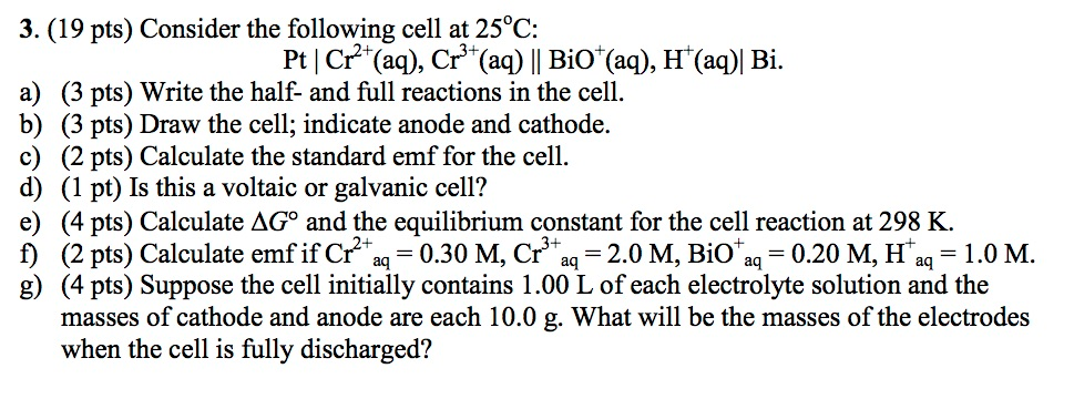 Solved Standard Reduction Potentials at 25°C Half-Reaction E | Chegg.com