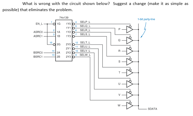 Solved What is wrong with the circuit shown below? Suggest a | Chegg.com