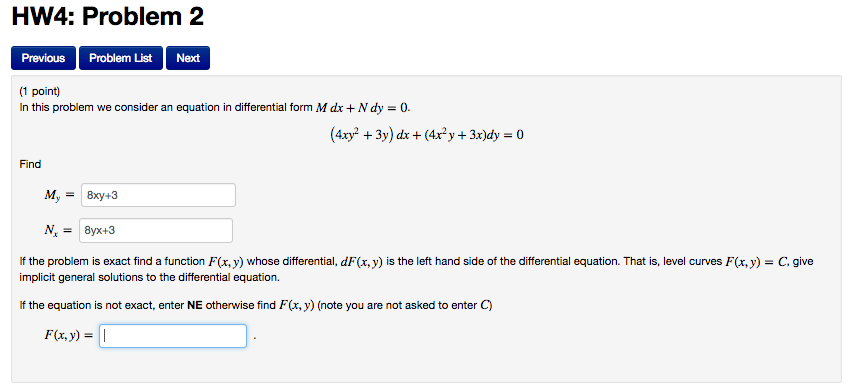 Solved HW4: Problem 2 Previous Problem List Next In this | Chegg.com