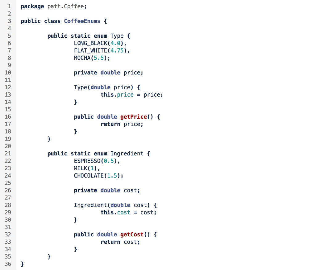 Solved Requirements Susan owns a café and hired a programmer | Chegg.com