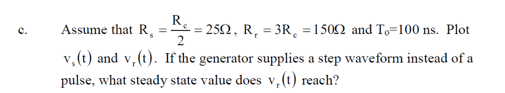 Solved Consider an ideal (lossless)transmission line of | Chegg.com