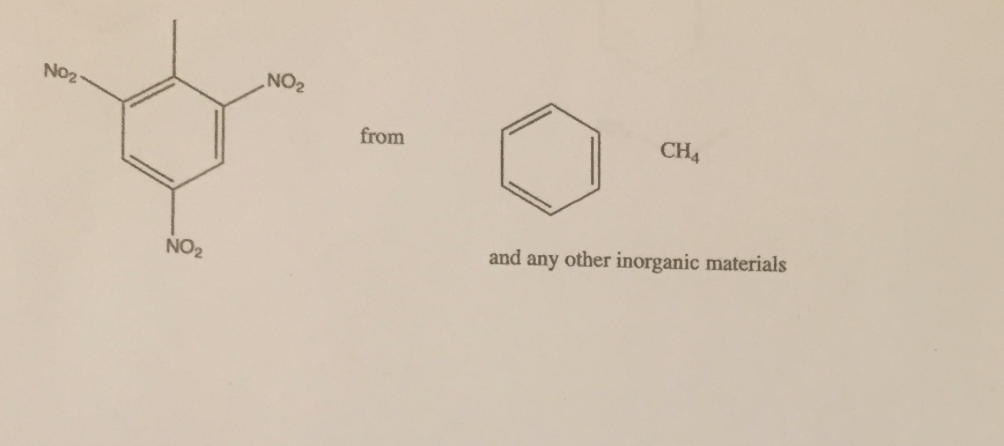 Solved Synthesize the following product form the written | Chegg.com