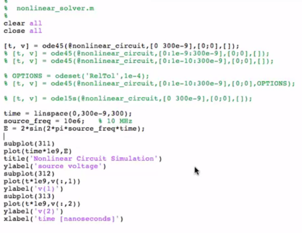 Solved Following the screencast, implement a function m-file | Chegg.com
