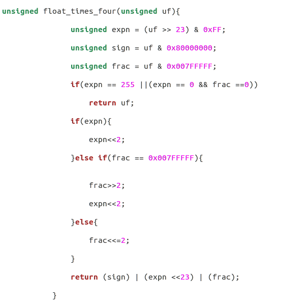 Problem related to unsigned numbers and bit & logic | Chegg.com