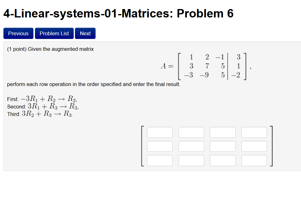 Solved Need help solving this problem. Please be sure to | Chegg.com