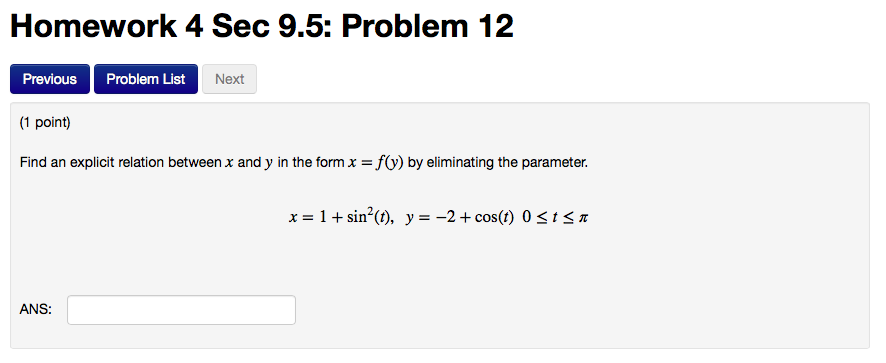 Solved Find an explicit relation between x and y in the form | Chegg.com