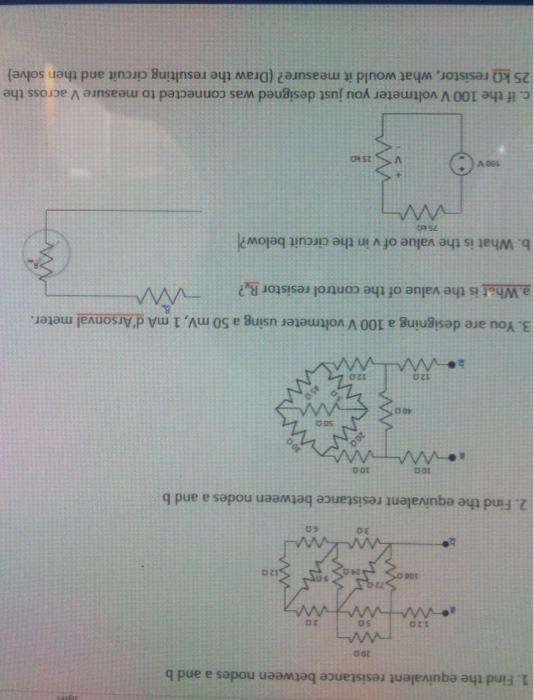 Solved Find the equivalent resistance between nodes a and b | Chegg.com