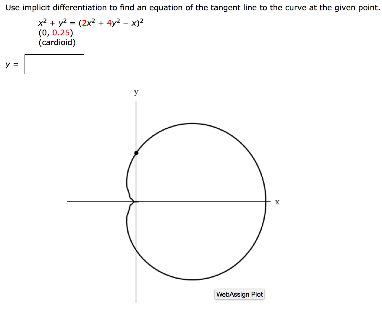 Solved Use implicit differentiation to find an equation of | Chegg.com