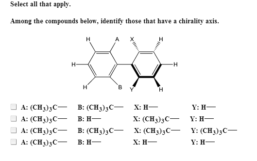 Solved Among the compounds below, identify those that have a | Chegg.com