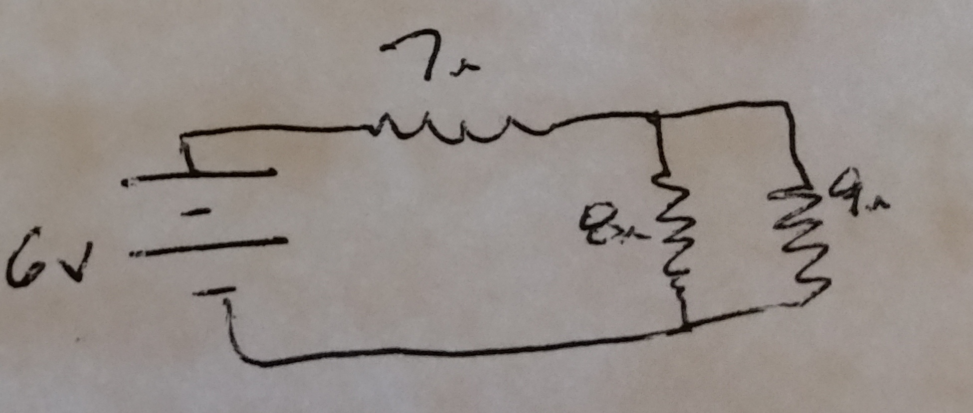 Solved A) For the circuit shown bellow, calculate total | Chegg.com