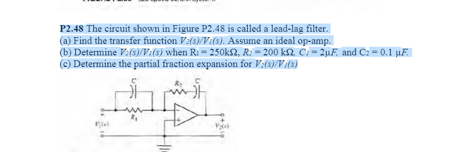 Solved The circuit shown in Figure P2.48 is called a | Chegg.com