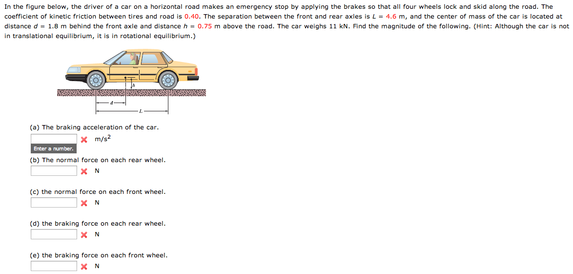 Solved In the figure below, the driver of a car on a | Chegg.com
