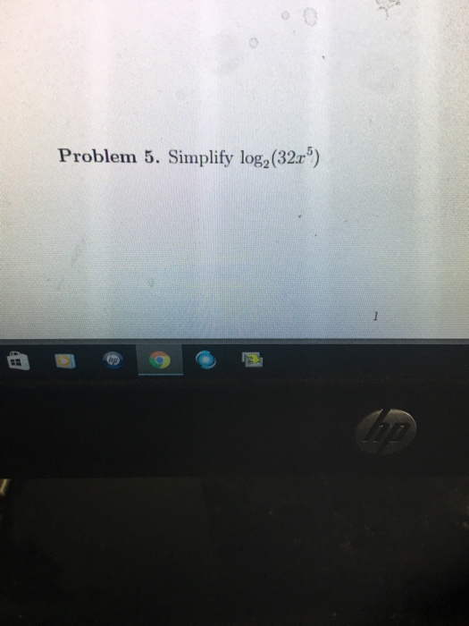 Solved Simplify log_2(32 x^5) | Chegg.com