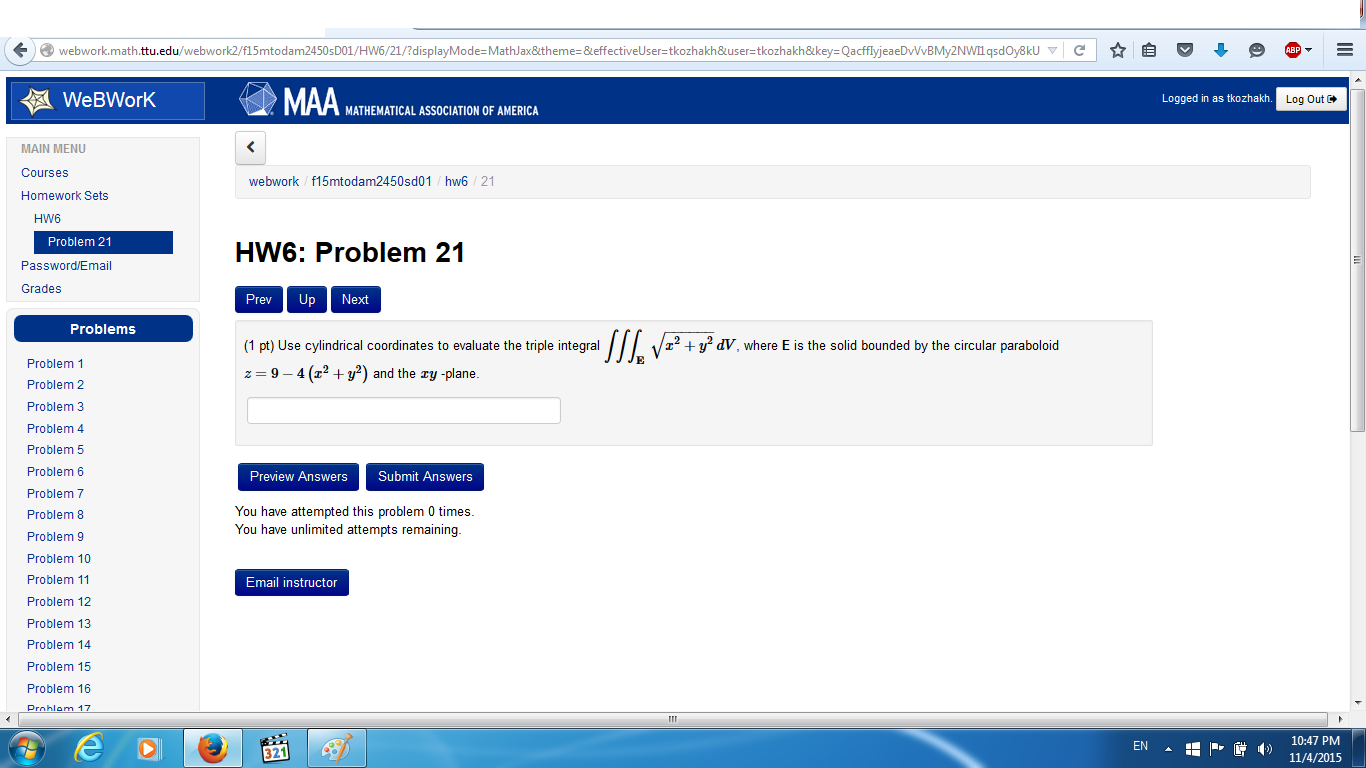 Solved webwork. math tu.edu/webwork2/ | Chegg.com