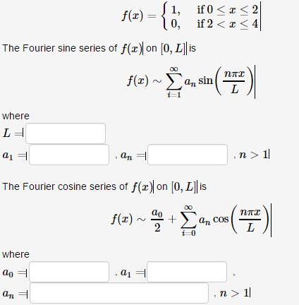Solved f(x) = {1, if 0 lessthanorequalto x lessthanorequalto | Chegg.com