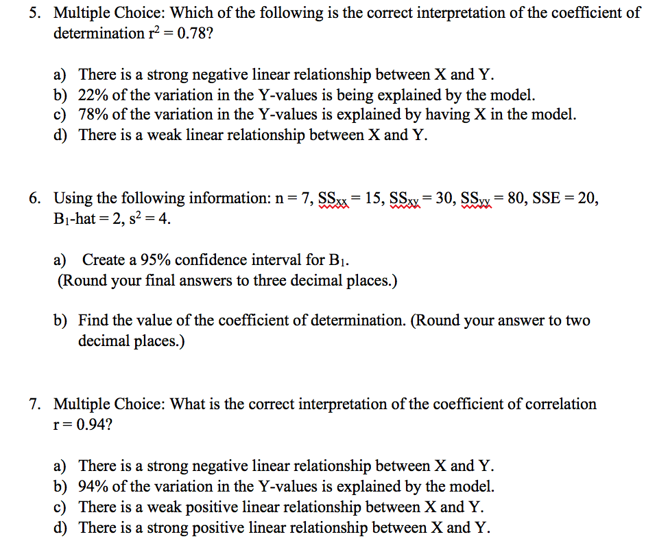 Solved 5. Multiple Choice: Which of the following is the | Chegg.com