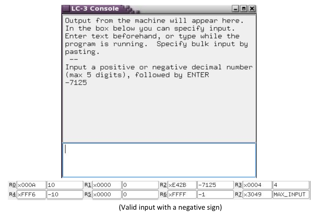 LC-3 Assembly Language Coding: Read in the ‘+’ or | Chegg.com