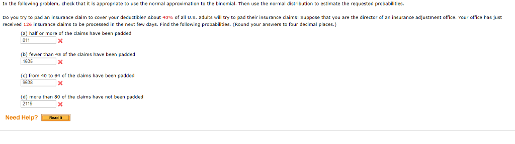 Solved In the following problem, check that it is | Chegg.com