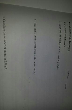 Solved Prelaboratory Assignment 3 Show work for full credit. | Chegg.com