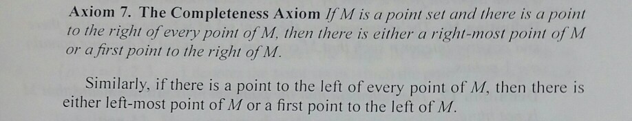 Solved Definition 1. By a point is meant an element of the | Chegg.com