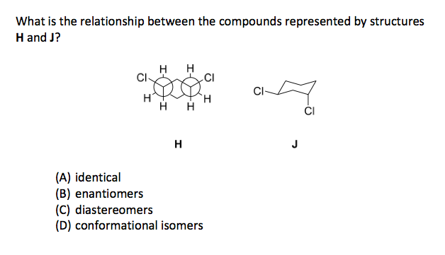 Solved What is the relationship between the compounds | Chegg.com