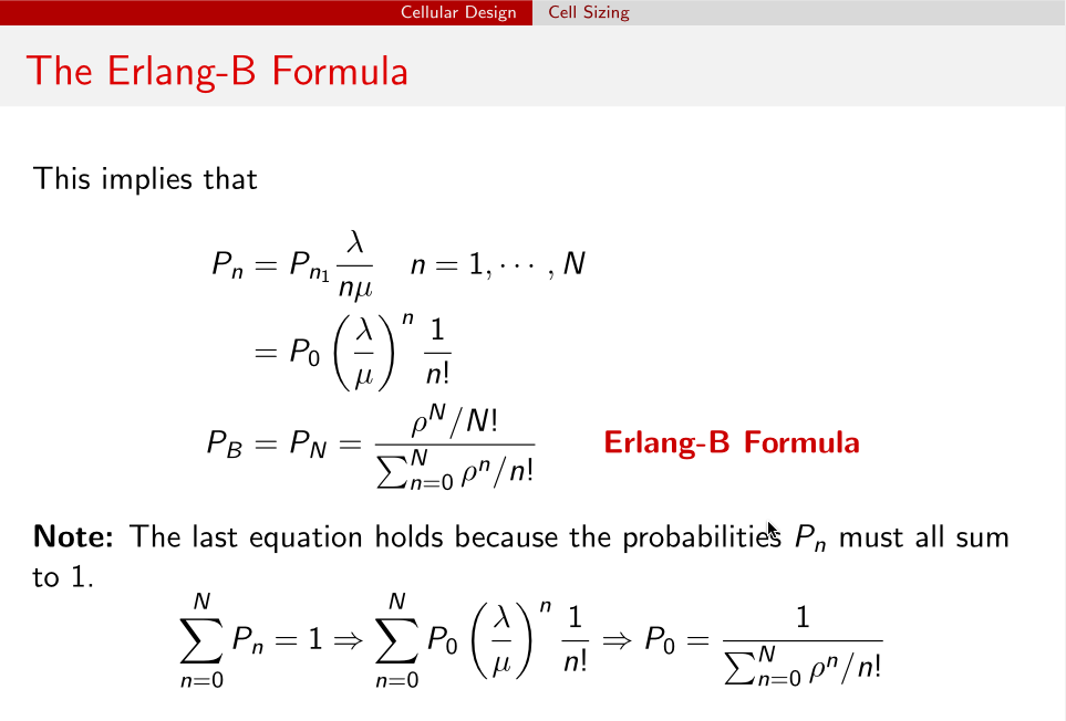 2. Compute the probability that a call is blocked in | Chegg.com