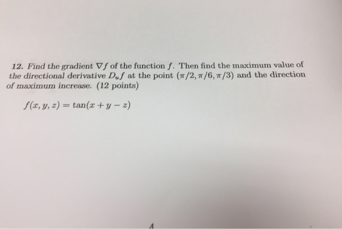 Solved Find the gradient nabla f of the function f. Then | Chegg.com