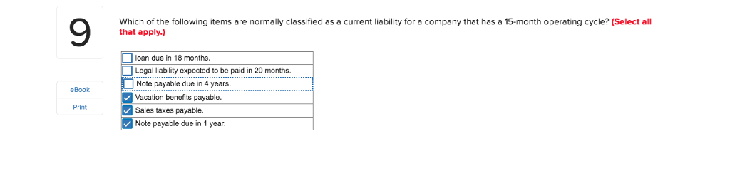 Solved 9 Which of the following items are normally | Chegg.com