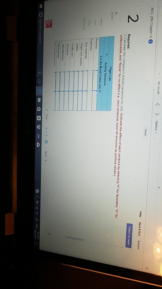Solved Help Save & Exit Submit ACC 219 Chapter 9 6 Check my | Chegg.com