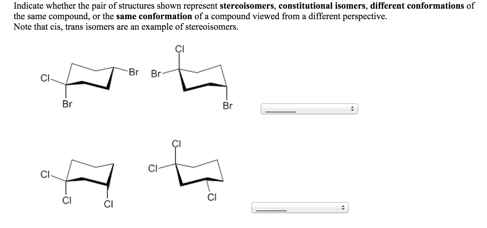 Solved Indicate whether the pair of structures shown | Chegg.com