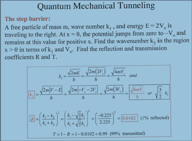 Solved PROBLEM 2-From the notes for Quantum Tunneling | Chegg.com