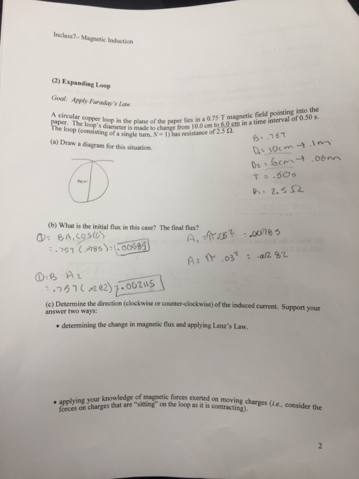 Solved A circular copper loop in the plane of the paper lies | Chegg.com