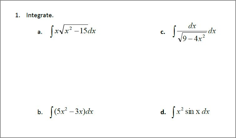 Solved Integrate. integral x Squareroot x^2 - 15 dx | Chegg.com Solved Integrate. integral x Squareroot x^2 - 15 dx | Chegg.com