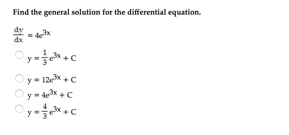 Solved Find the general solution for the differential | Chegg.com