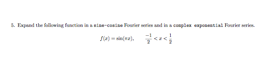 Solved Expand the following function in a nine-cosine | Chegg.com