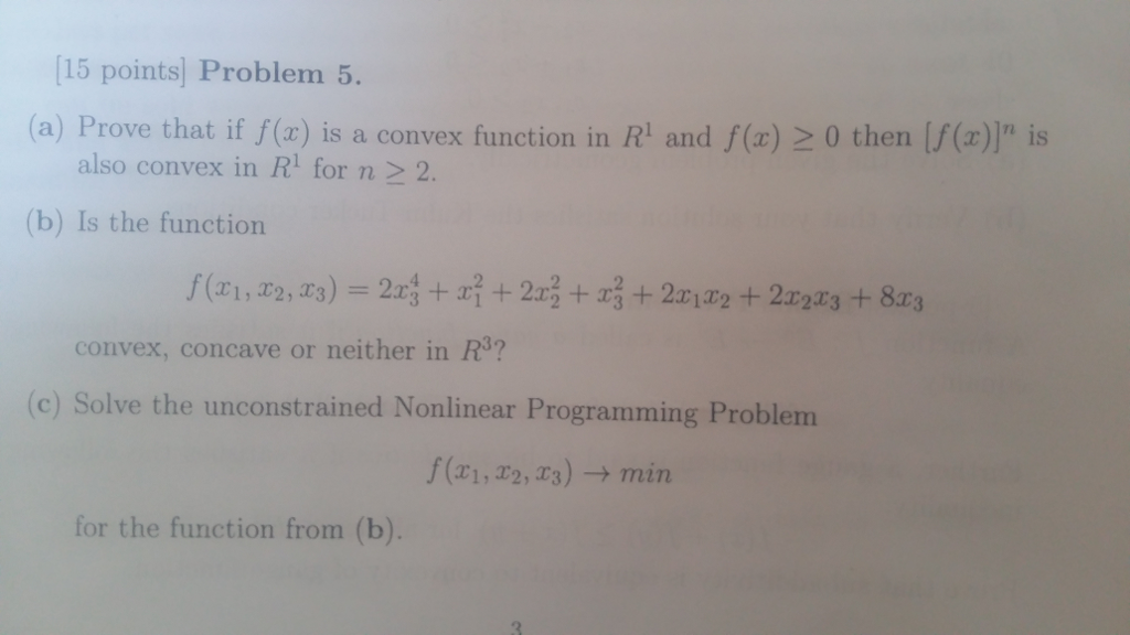 (a) Prove that if f(x) is a convex function in R^1 | Chegg.com