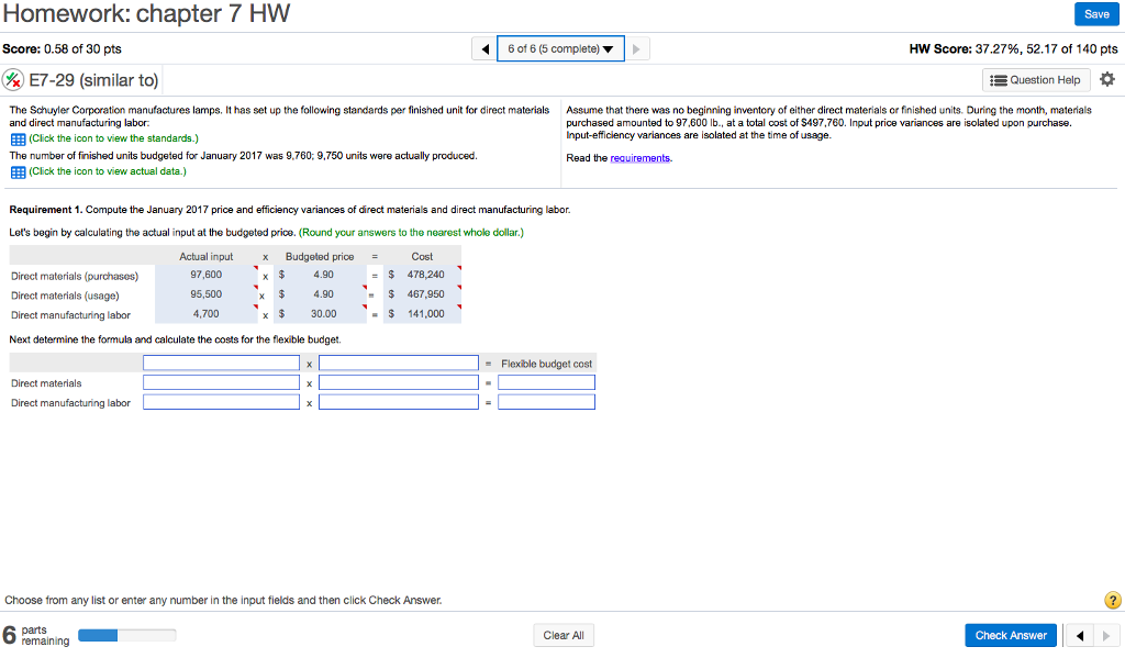 Solved Save Homework: chapter 7 HW Score: 0.58 of 30 pts | Chegg.com Solved Save Homework: chapter 7 HW Score: 0.58 of 30 pts | Chegg.com