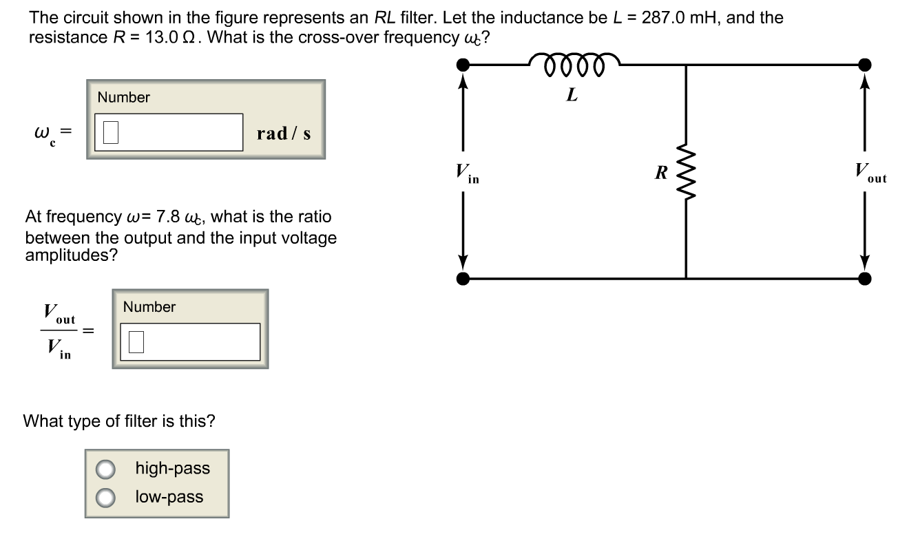 Solved The circuit shown in the figure represents an RL | Chegg.com